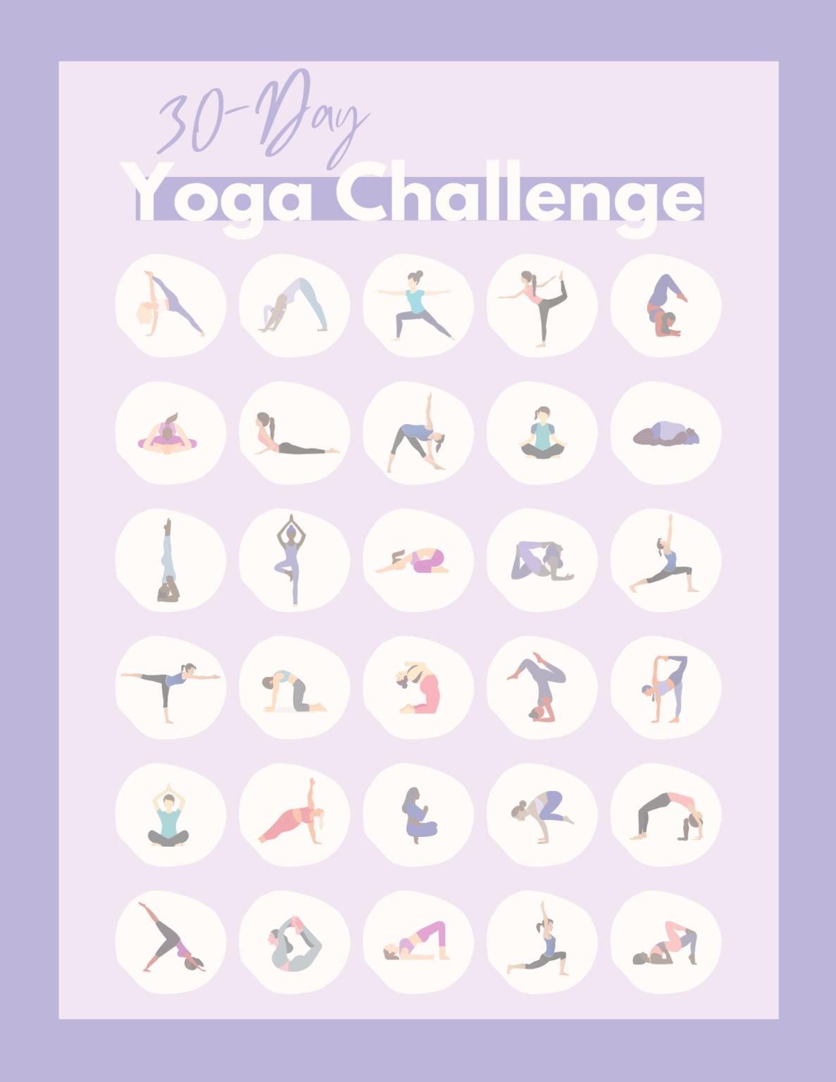 30-Day Yoga Challenge - Spiritvibez